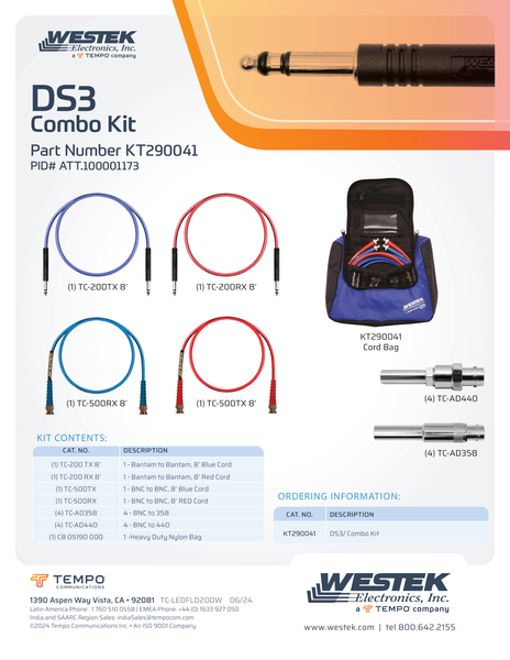DS3 Kit – Westek Electronics, a Tempo Communications Company